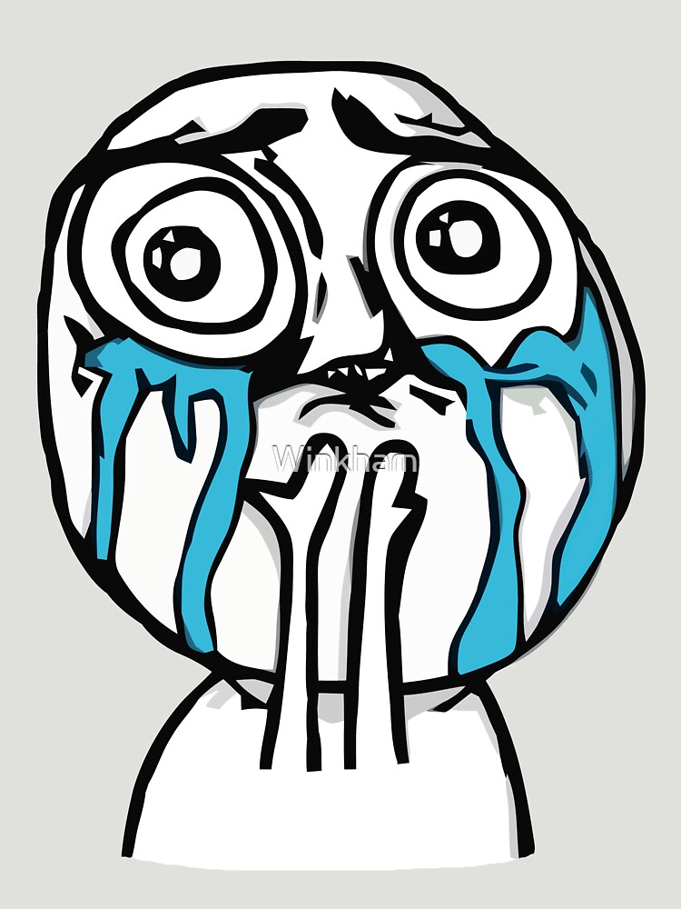 "Overly Happy Crying Meme" T-shirt by Winkham | Redbubble