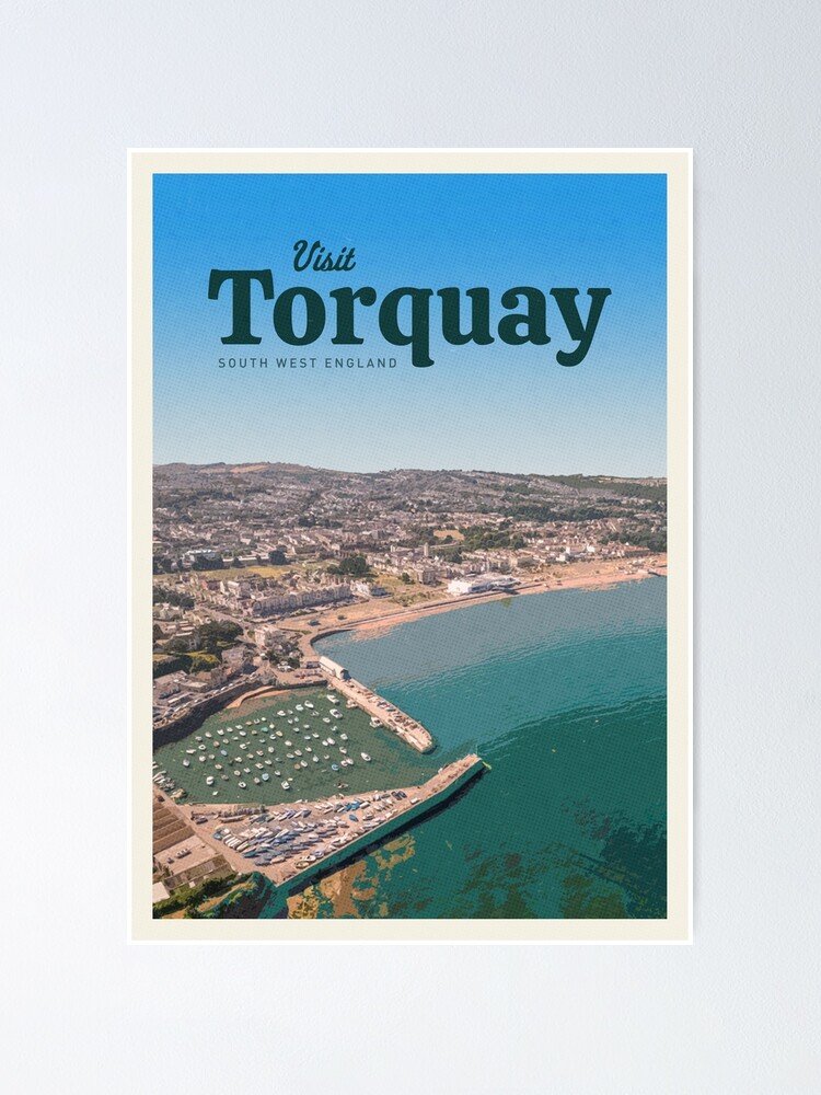 "Visit Torquay" Poster by CallumGardiner | Redbubble