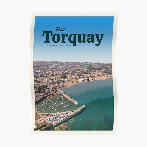 "Visit Torquay" Poster by CallumGardiner | Redbubble