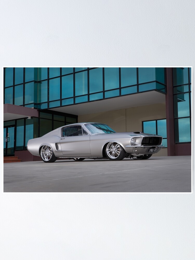 "67 Ford Mustang Fastback" Poster for Sale by John Jovic | Redbubble