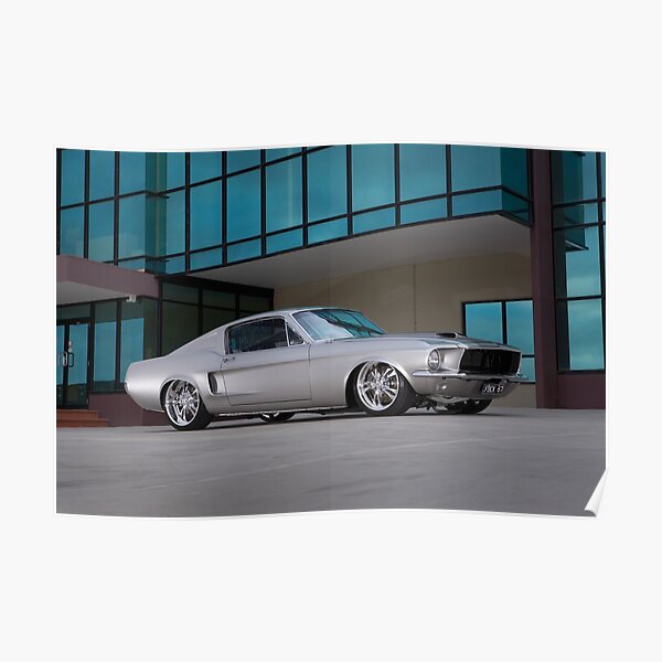 "67 Ford Mustang Fastback" Poster by jjphoto | Redbubble