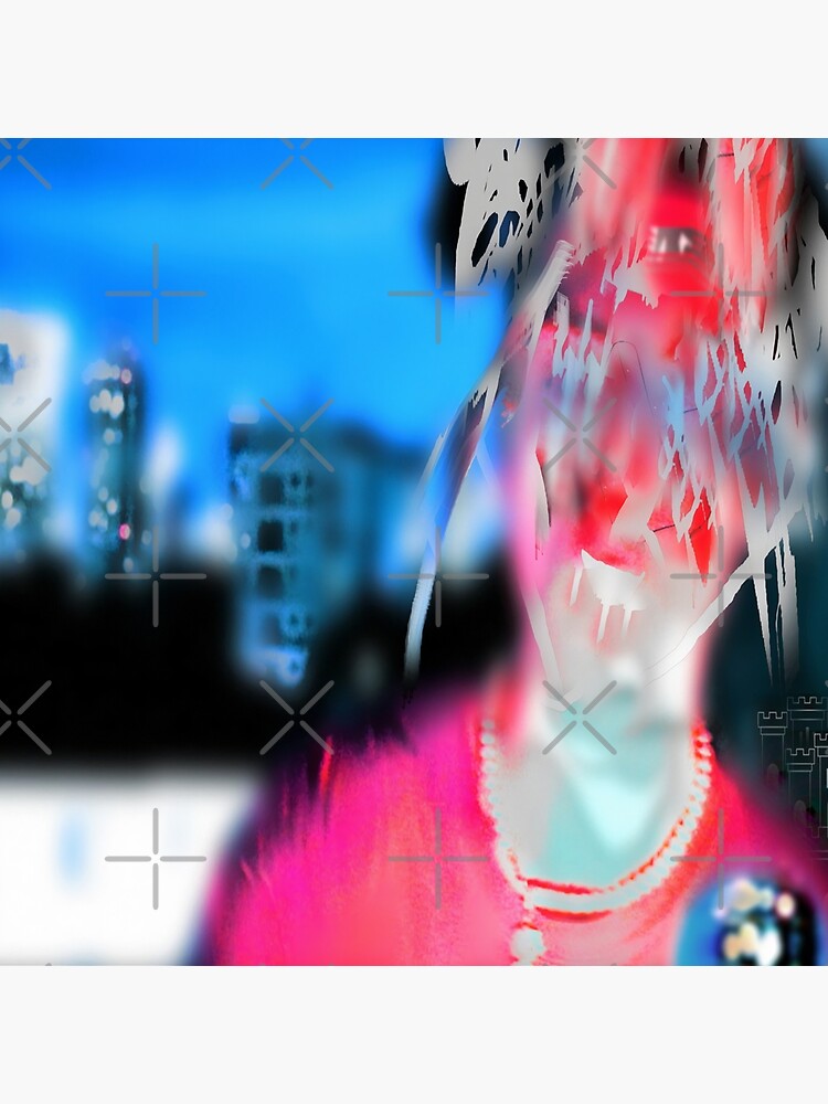 Bladee Drain Gang Sunset in Silver City cover merch Premium Matte ...