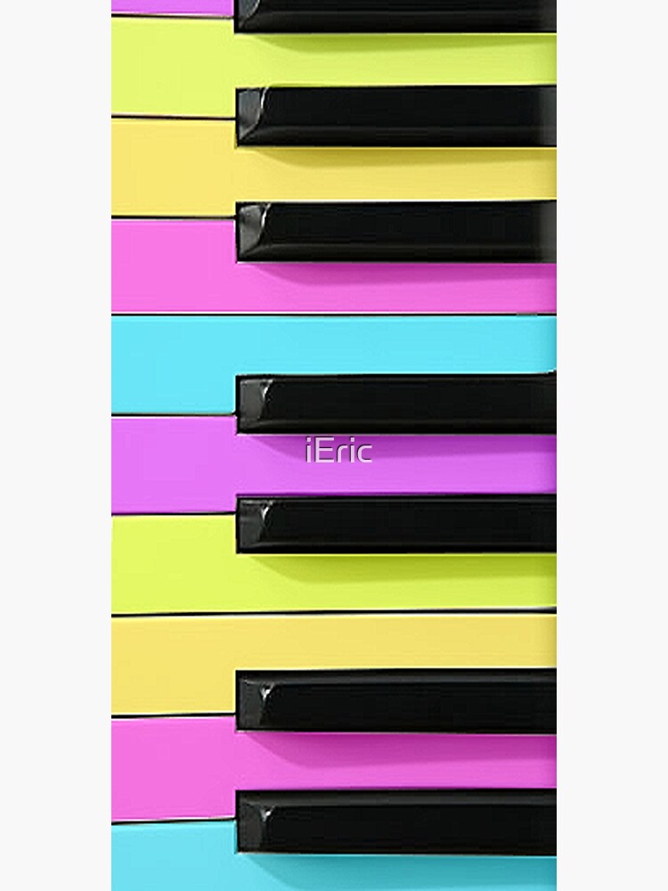 "Retro Neon Keyboard" Sticker for Sale by frittata | Redbubble