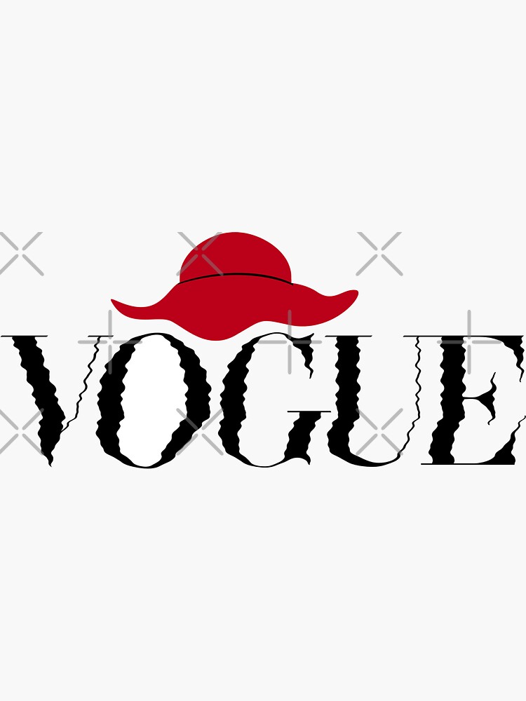 "Tweaked Fashion Logo" Sticker for Sale by freelysimple | Redbubble