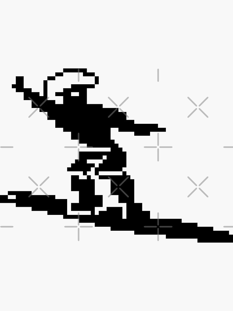 "California Games - Surfing (ZX Spectrum)" Sticker for Sale by ...