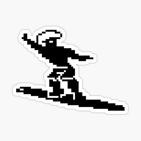 "California Games - Surfing (ZX Spectrum)" Sticker for Sale by ...