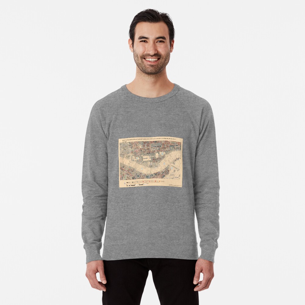 "Booth's Map of London Poverty for St Katharine's & Wapping ward, City ...