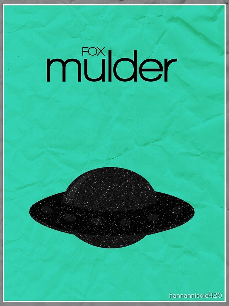 Fox Mulder minimalist poster Premium Matte Vertical Poster sold by ...