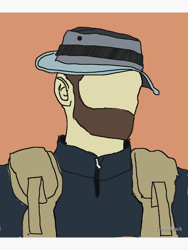 "Captain Price Sketch" Sticker by TurboMark | Redbubble