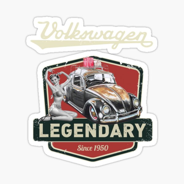 Vw Bug Stickers | Redbubble