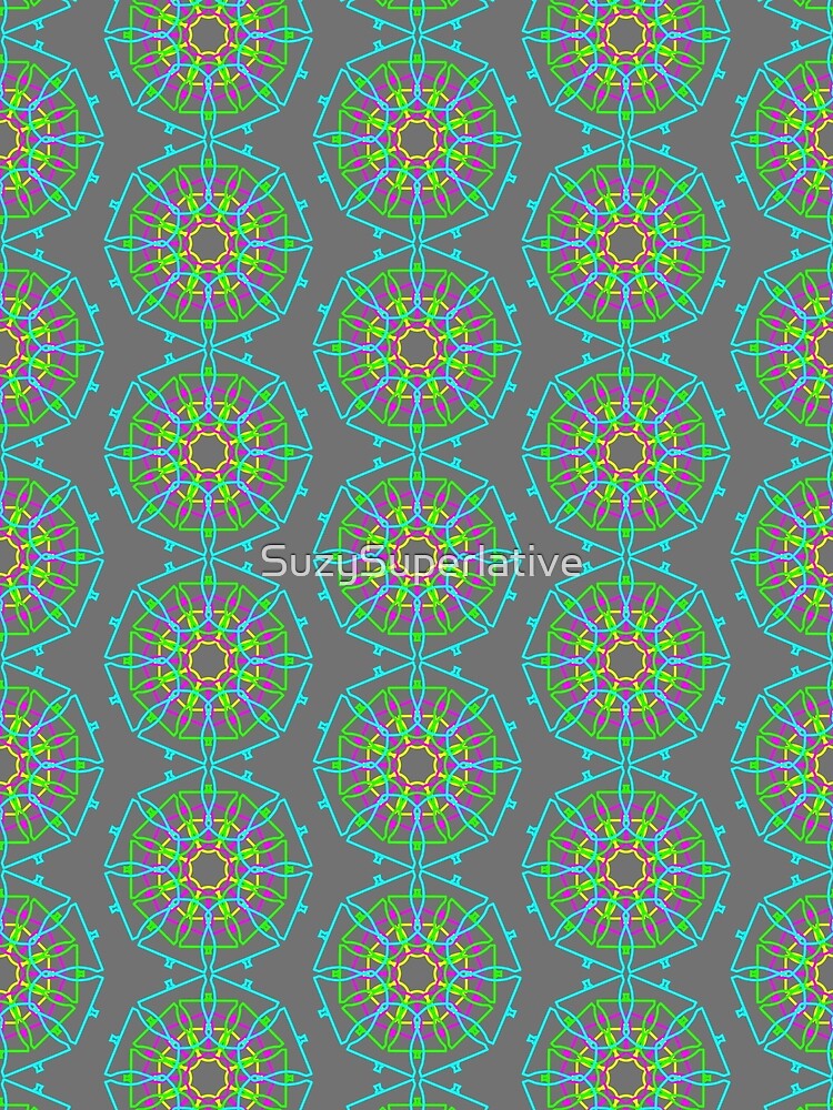 "Bell Ringing - MANDALA BELLS 8X4 B" Sleeveless Top by SuzySuperlative ...