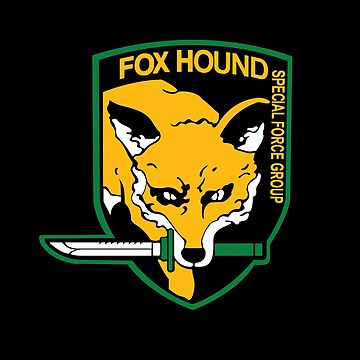"Metal Gear Solid - Fox Hound logo" Sticker for Sale by BlackHoleMedia ...