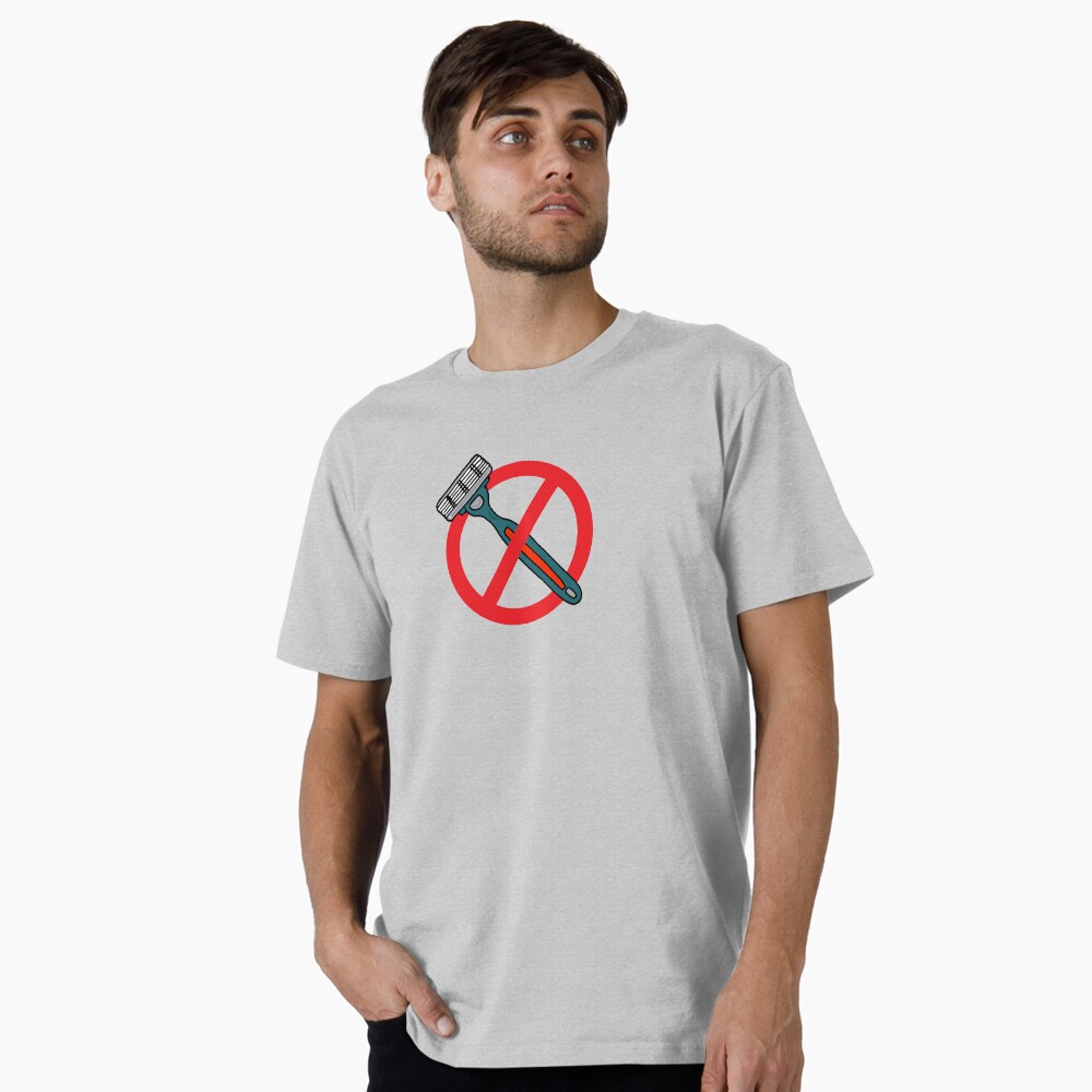 "No Shaver Razors Allowed Funny Barber Sign" Sticker for Sale by ...