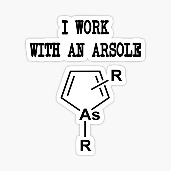 "Arsole" Sticker by chuckirina | Redbubble