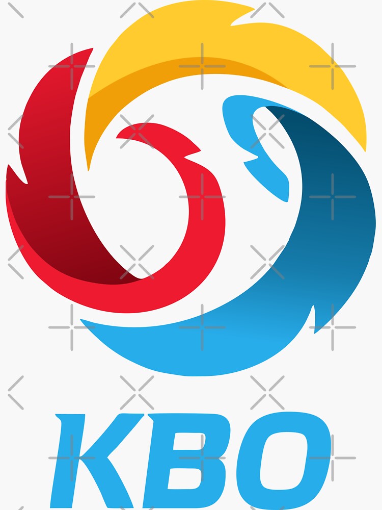 "KBO Logo Korean Baseball" Sticker for Sale by bambyhbw | Redbubble