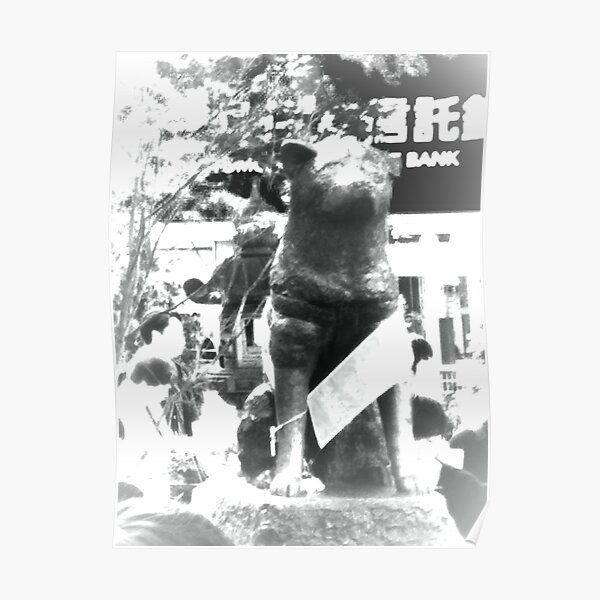 Hachiko Posters | Redbubble
