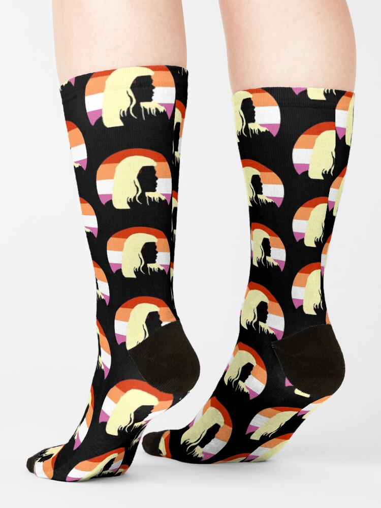"Ada Lesbian Flag - Detroit Evolution Pride" Socks by octopunkmedia ...
