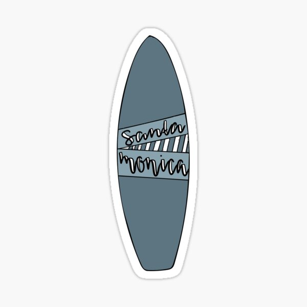 "Santa Monica" Sticker by MaddieandRenee | Redbubble