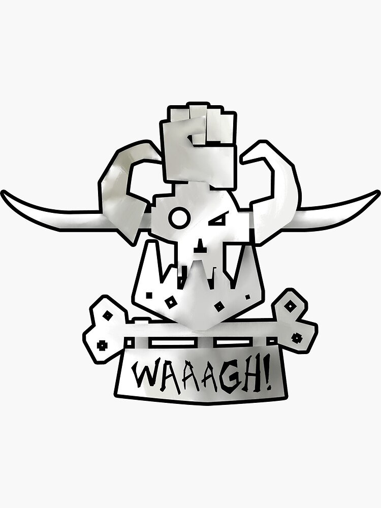 "Ork" Sticker for Sale by franky6fingers | Redbubble