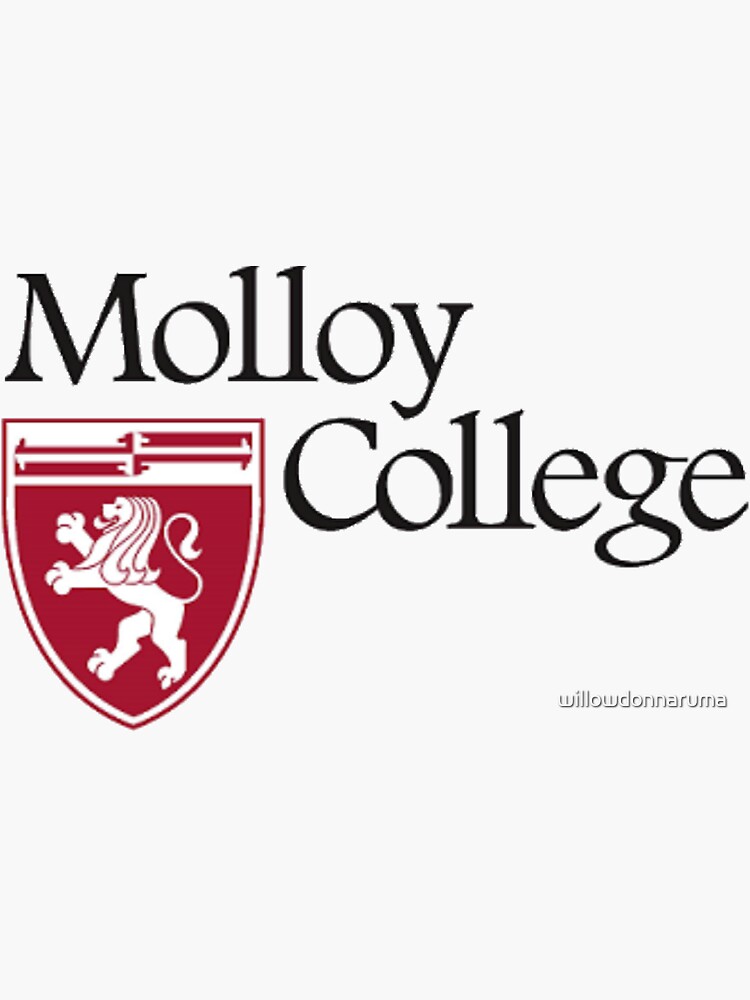 "Molloy College Logo Sticker" Sticker for Sale by willowdonnaruma ...