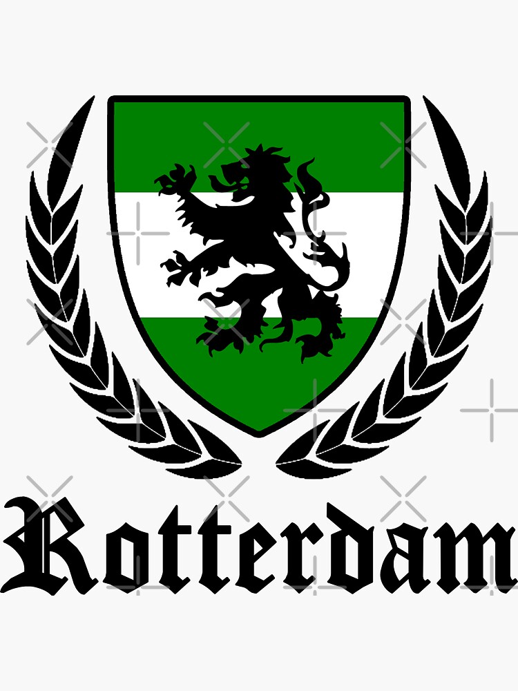 "Rotterdam Crest " Sticker for Sale by ForzaDesigns | Redbubble