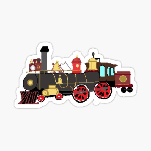 "Steam Train" Sticker by RemarkableChaos | Redbubble