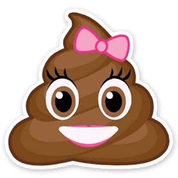 "Copy of Copy of Cute funny poop joke" Sticker for Sale by Dadya ...