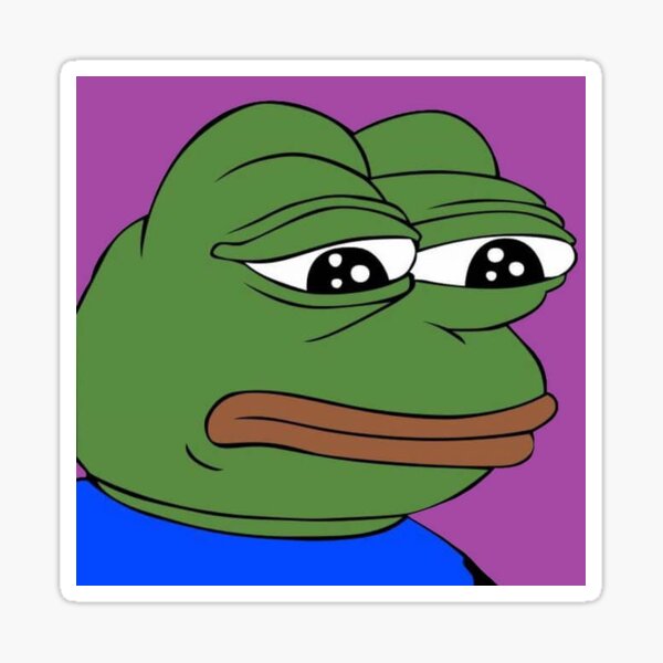 "Pepe" Sticker by AMELA315 | Redbubble