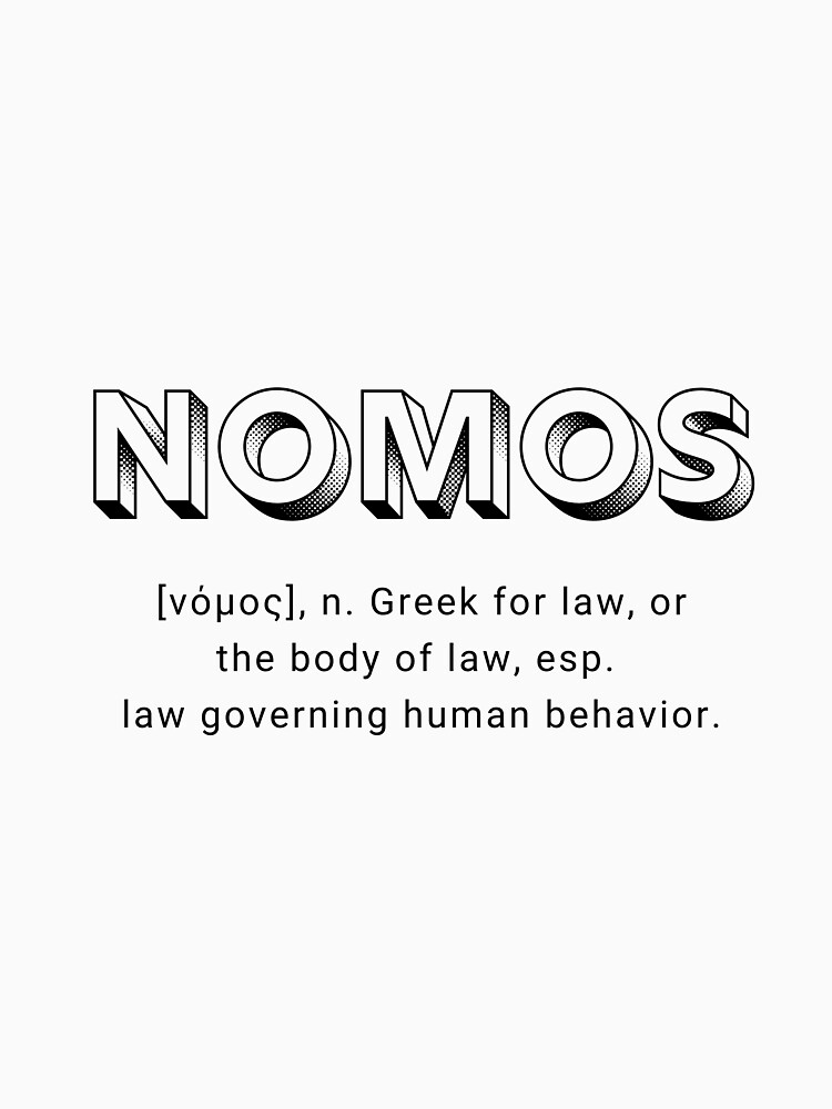 "Nomos Definition" T-shirt by microwavedinner | Redbubble | nomos t ...