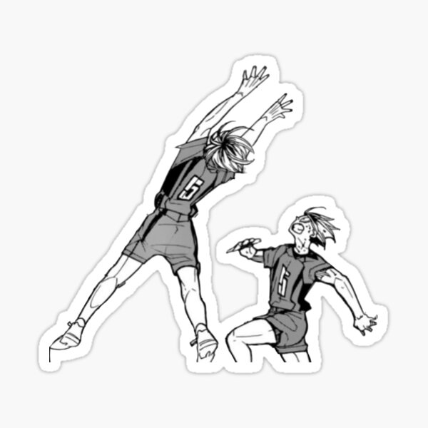 "Kenma running" Sticker for Sale by awholeidiot | Redbubble