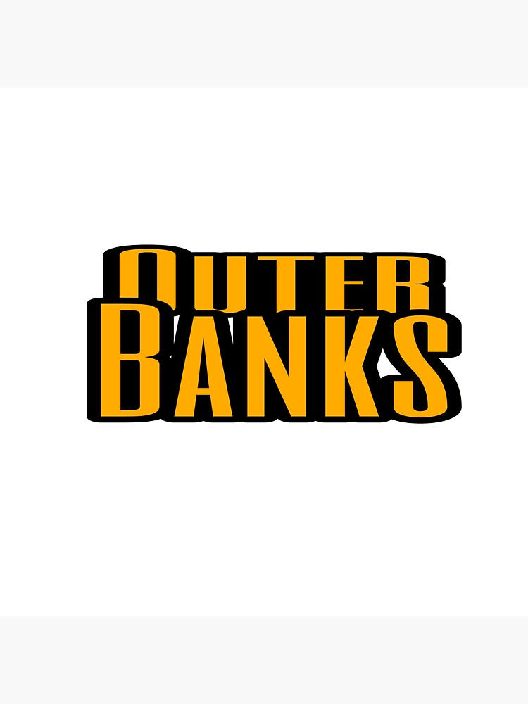 "outer banks logo" Sticker for Sale by kates-stickers | Redbubble