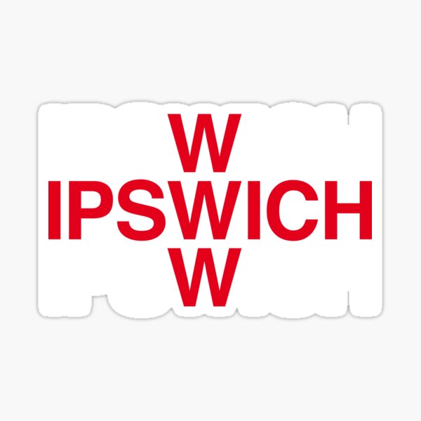 "IPSWICH Union Jack Flag" Sticker by eyesblau | Redbubble