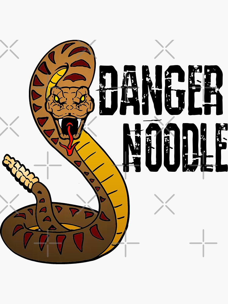 "Danger Noodle" Sticker by AllisonDawn15 | Redbubble