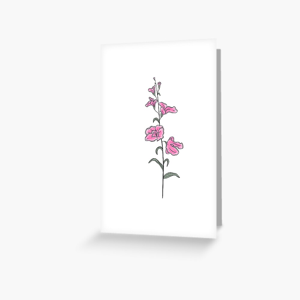 "April Birth Month Flower | Sweet Pea | Color" Sticker for Sale by ...