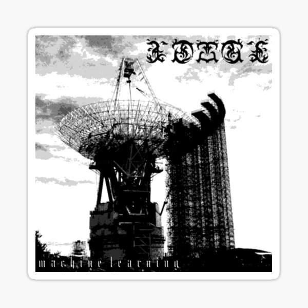 "Machine Learning" Sticker for Sale by X0rre | Redbubble