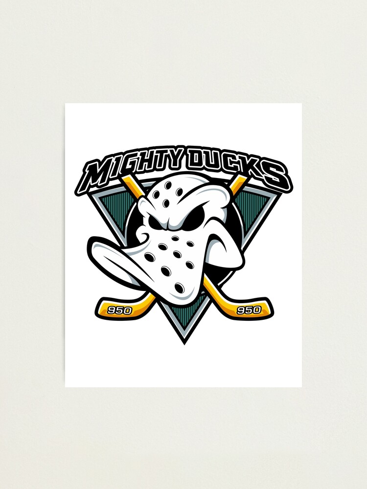 "The Mighty Ducks 90s Logo Hockey " Photographic Print by moh9almrengi ...