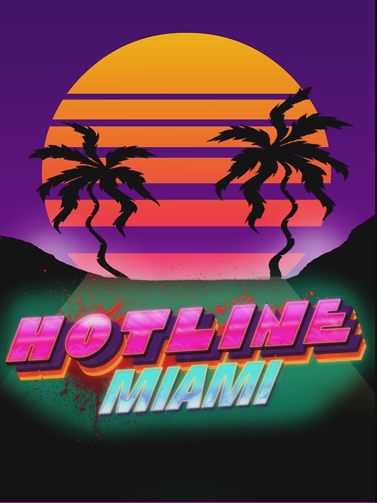 "Hotline Miami" T-shirt for Sale by NoTVAndNoBeer | Redbubble | hotline ...
