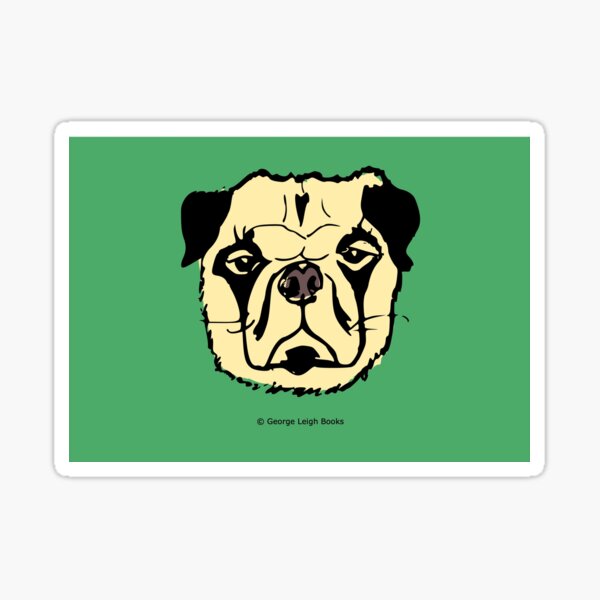 "Grumpy George 01" Sticker for Sale by george-leigh | Redbubble