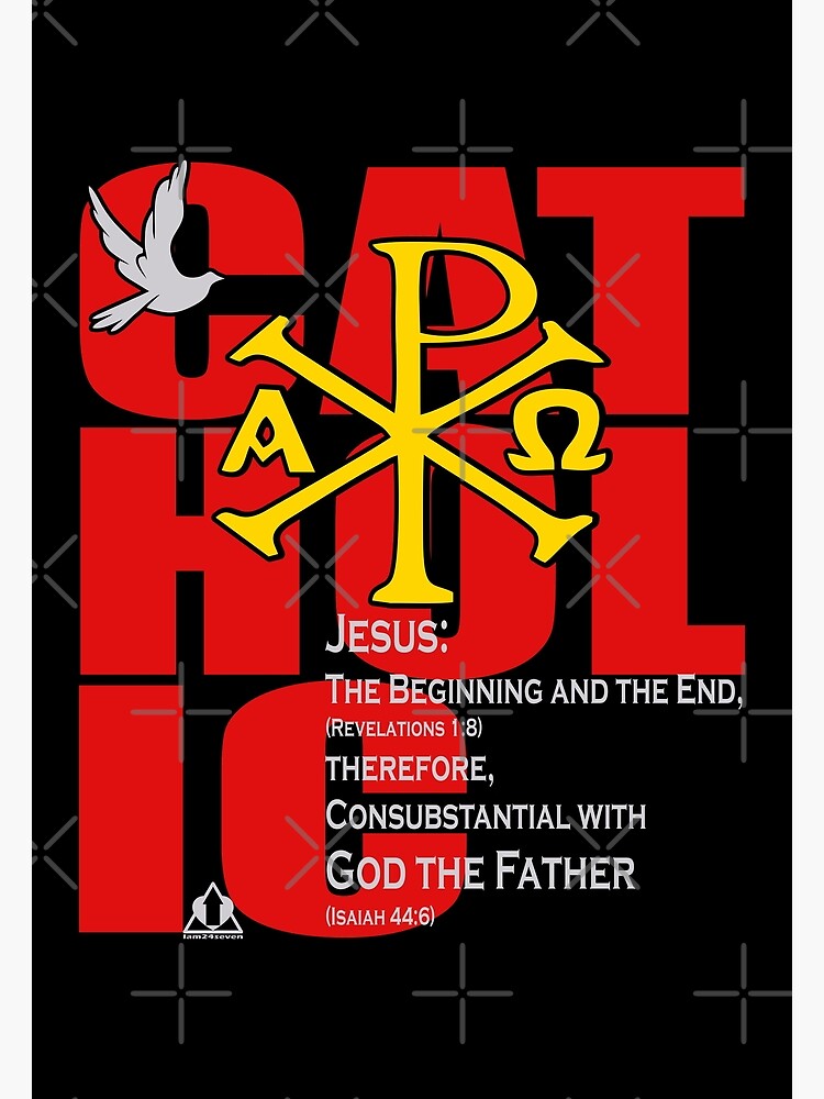 "JESUS CONSUBSTANTIAL WITH FATHER" Poster by ej-sulu | Redbubble