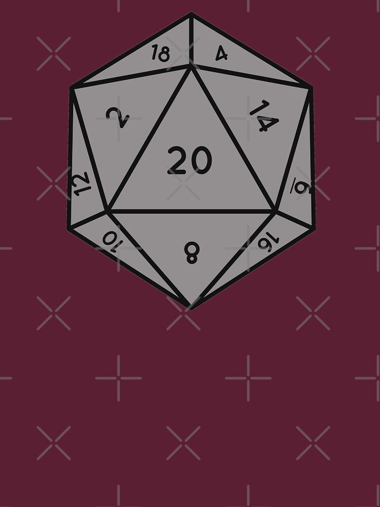 "d20" T-shirt for Sale by expandable | Redbubble | d and d t-shirts ...