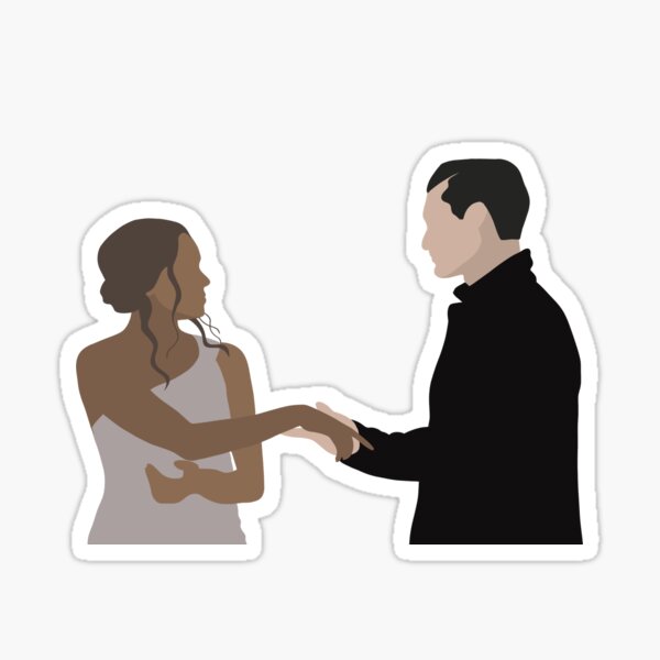 "Bonnie and Enzo | TVD" Sticker by JaiSantiago4 | Redbubble