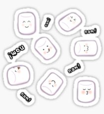 Marshmallow Stickers | Redbubble