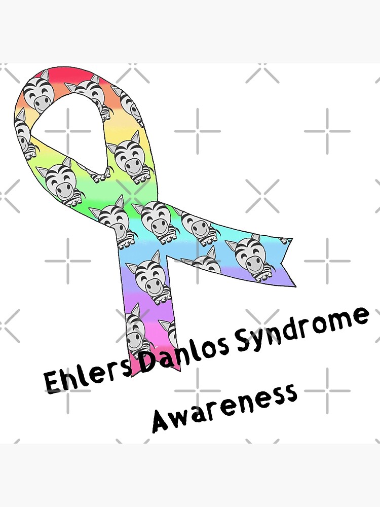 "EDS (Ehlers Danlos Syndrome) awareness ribbon" Poster by sillybanana ...