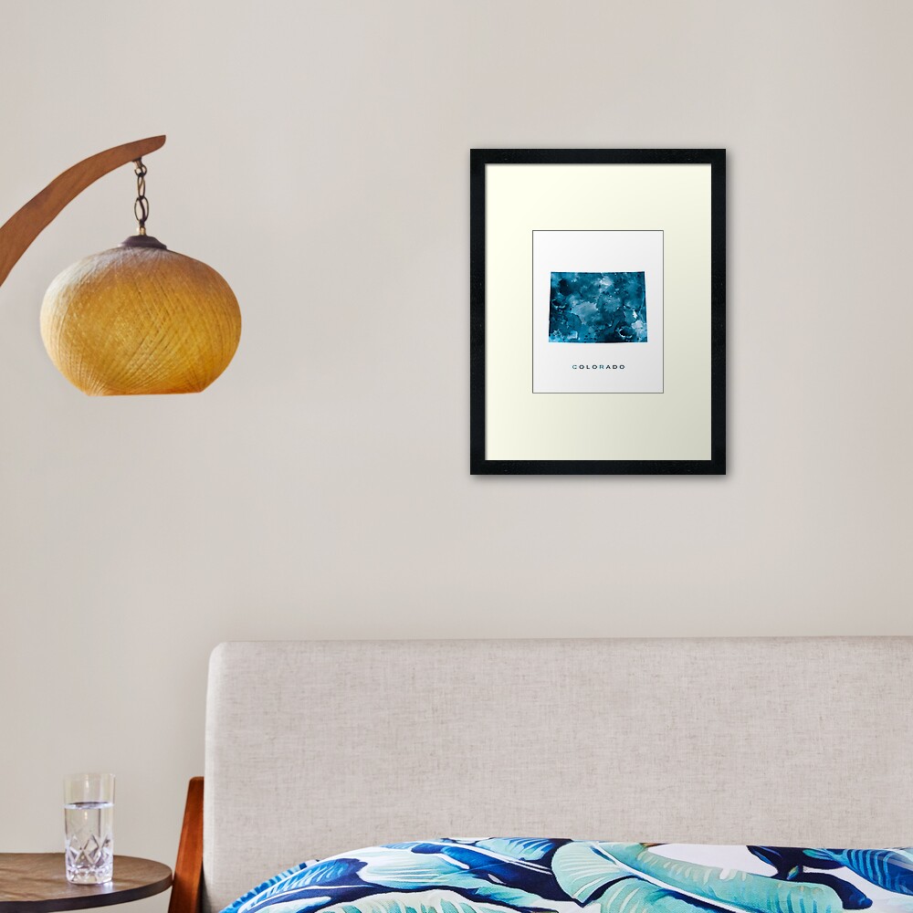 "Colorado" Framed Art Print by MonnPrint | Redbubble