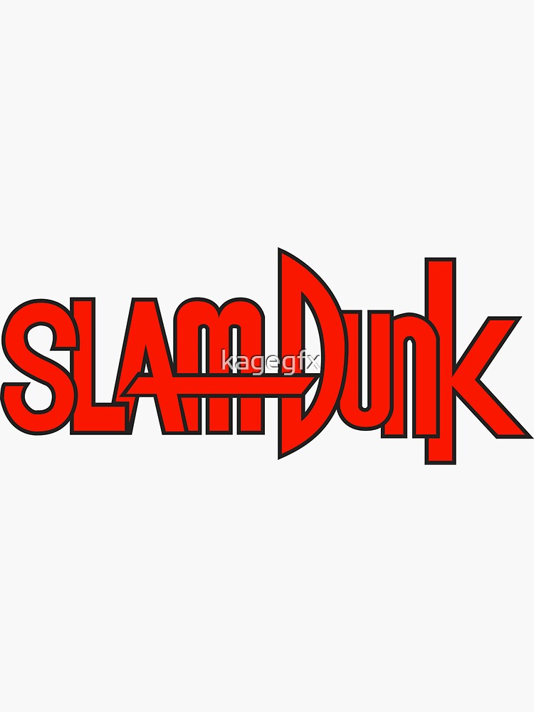 "Slam Dunk Logo (Shohoku)" Sticker for Sale by kagegfx | Redbubble