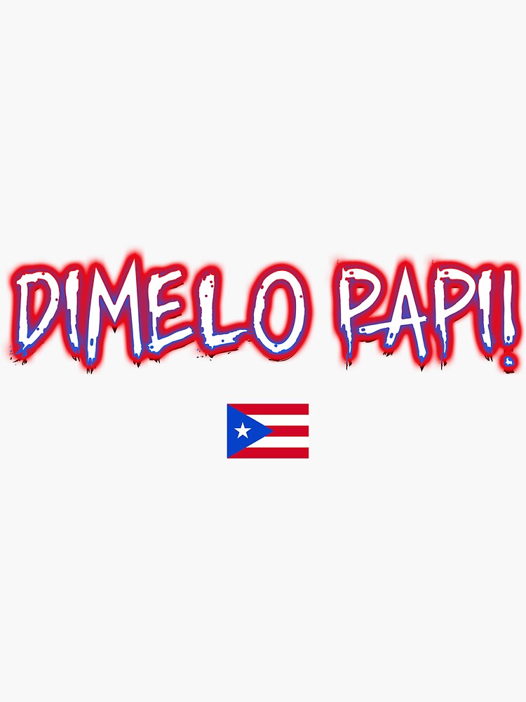 Sticker « Nicky Jam - Dimelo Papi Porto Rico », par blazikin | Redbubble