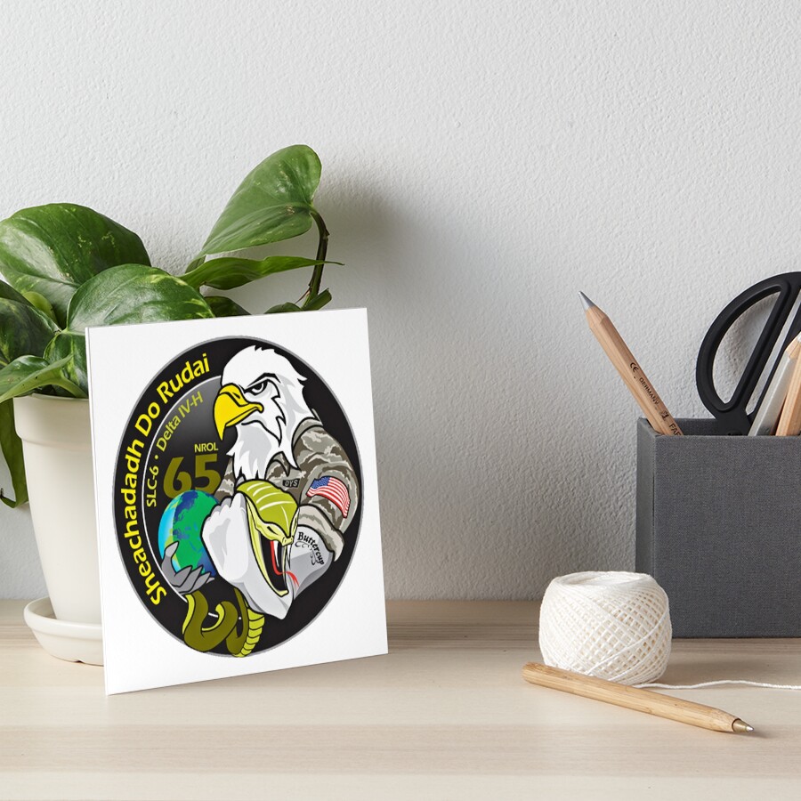 "NROL-65 Program Logo" Art Board Print by Spacestuffplus | Redbubble