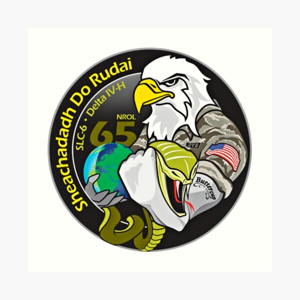 "NROL-65 Program Logo" Art Print for Sale by Spacestuffplus | Redbubble