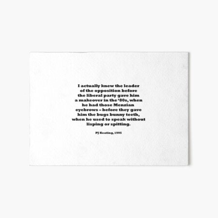 "Keating - Menzian Eyebrows" Art Board Print for Sale by Smolive ...