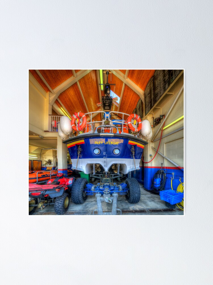 "Filey Lifeboat" Poster by spectrumcry | Redbubble